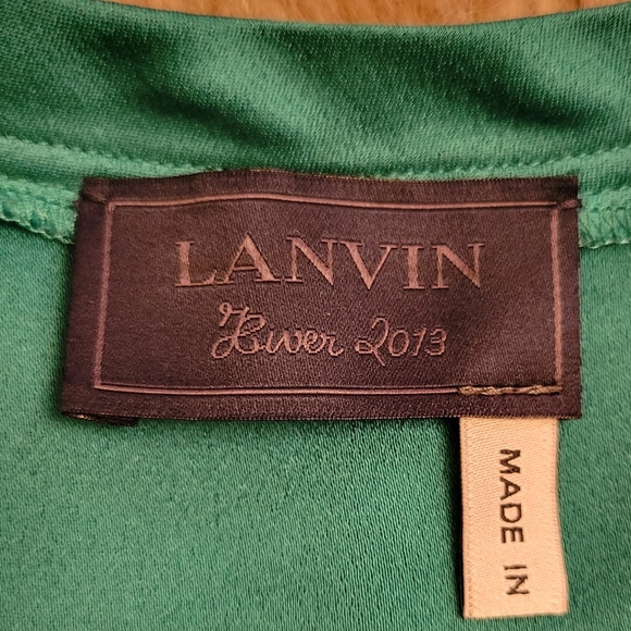 Lanvin | Tops | Authentic Lanvin Blouse Made In Italy 8 | Poshmark